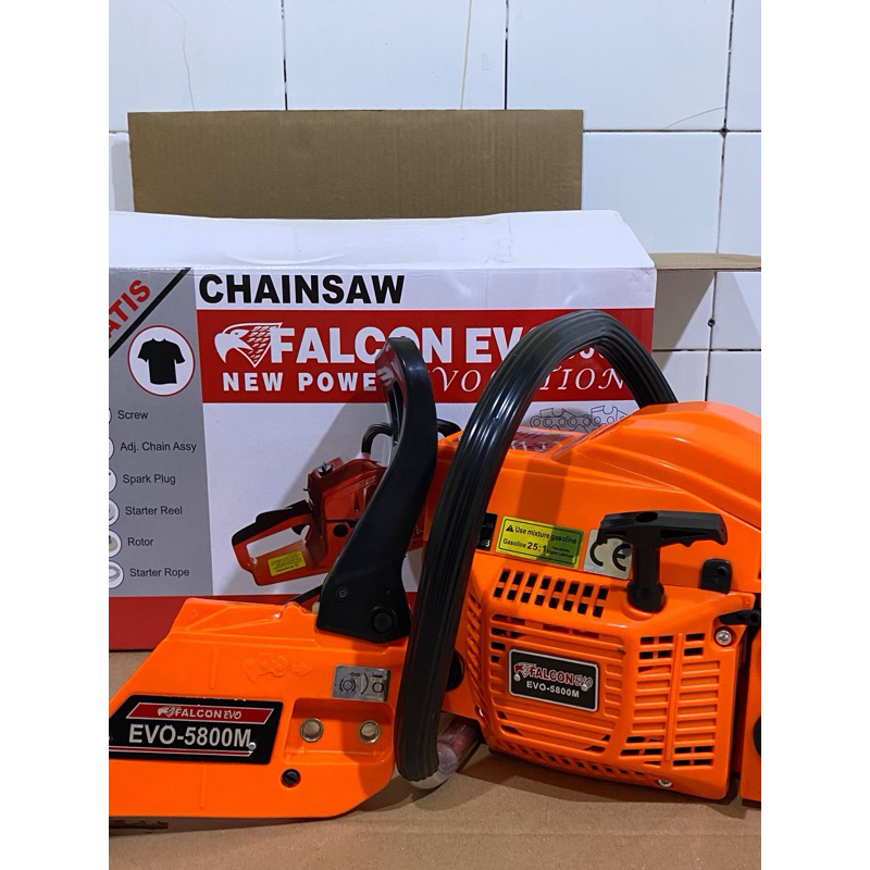 Jual 5800 CHAINSAW FALCON EVO BAR LASER 22INCH ORIGINAL | Shopee Indonesia