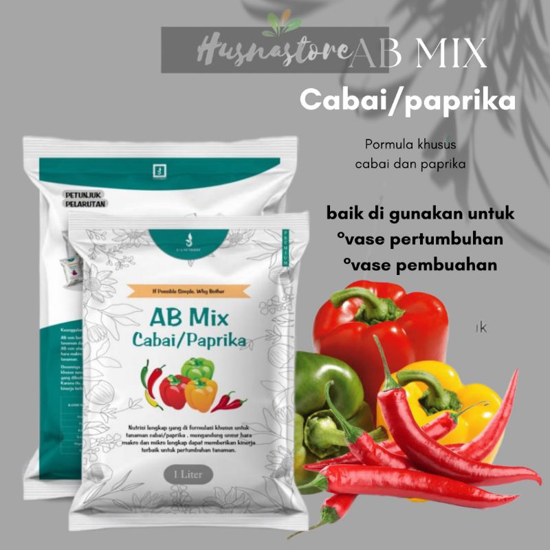 Jual nutrisi AB mix by LA nutrient AB mix cabe pupuk conversional dan ...