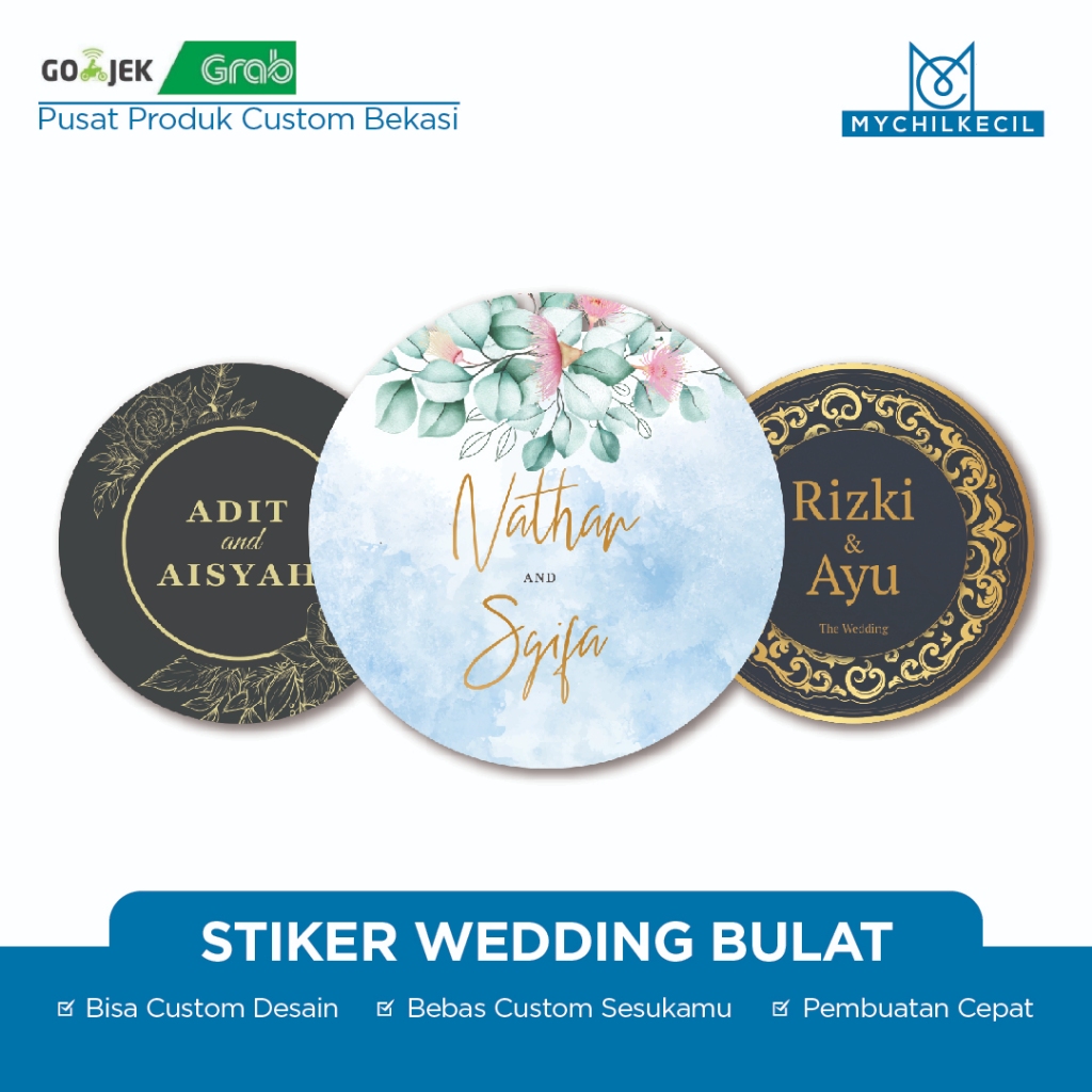 Jual Sticker Wedding / Souvenir Nikah / Segel Souvenir Nikah | Shopee ...