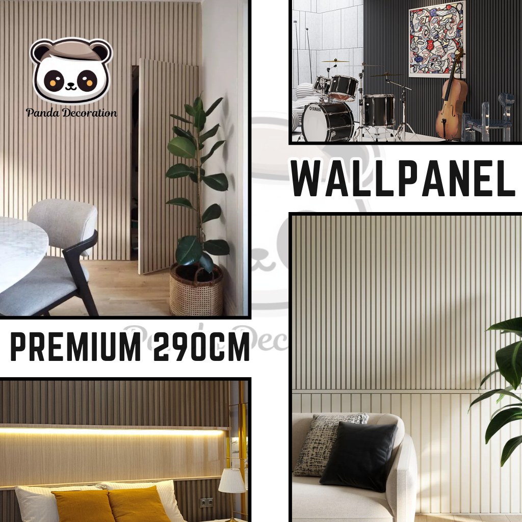 Jual Wood WPC Wall panel 2.9Meter*16Cm Dekorasi Dinding Anti Rayap Dan Anti Air WPC Aestetic ...