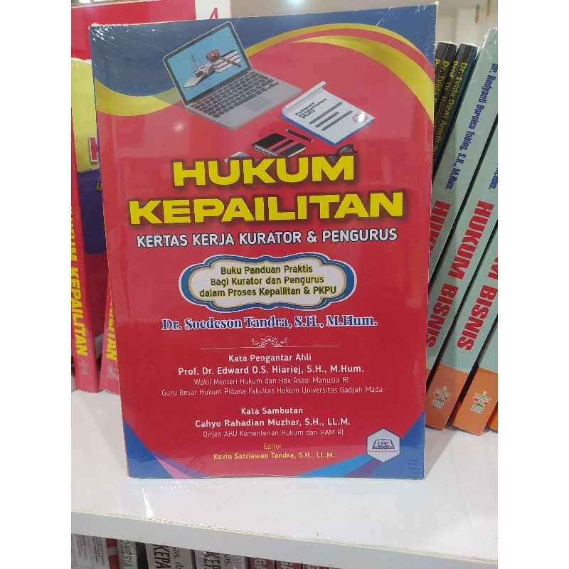 Jual HUKUM KEPAILITAN: KERTAS KERJA KURATOR & PENGURUS - SOEDESON TANDRA | Shopee Indonesia