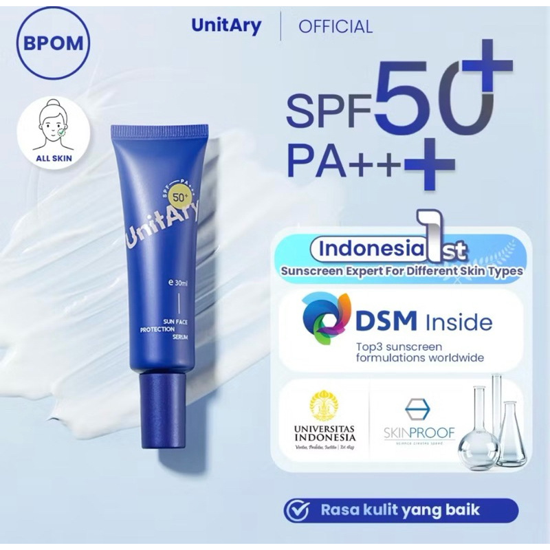 Jual UNITARY SUN FACE PROTECTION SERUM SPF50+ PA++++ / UNITARY ...
