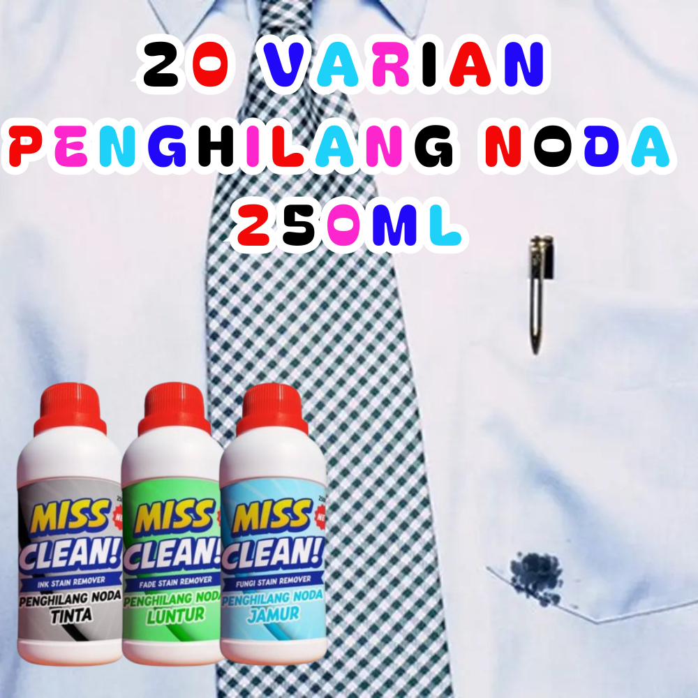 Jual Penghilang Tinta Di Baju Miss Clean Membersihkan Noda Pakaian 250 ...