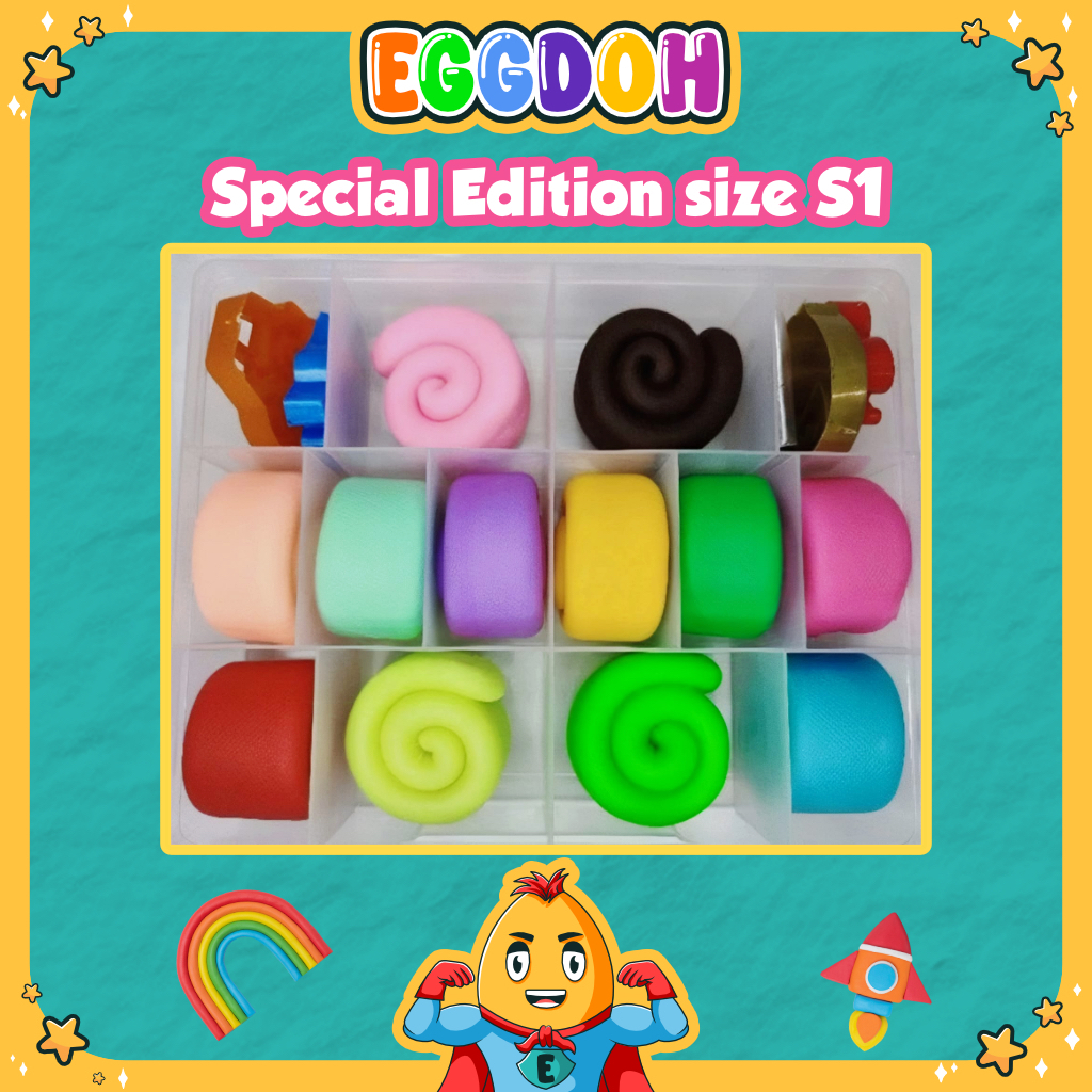 Jual Playdough / Playdoh / Eggdoh edible Special Edition size S1 ...