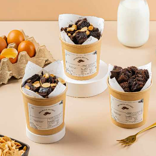 Jual Brownies Bucket Dark Chocolate Chan Patisserie | Shopee Indonesia