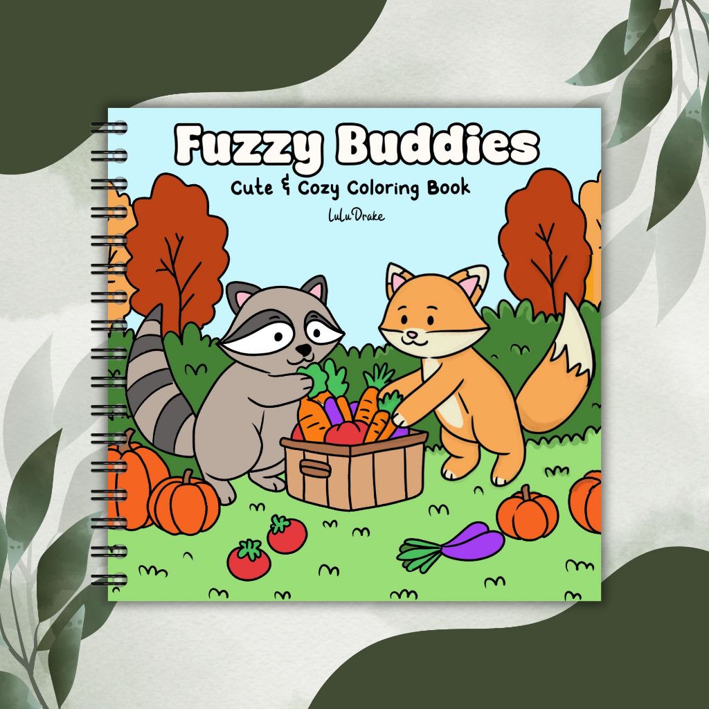 Jual Fuzzy Buddies Coloring Book Buku Mewarnai Fuzzy Buddies Anti ...