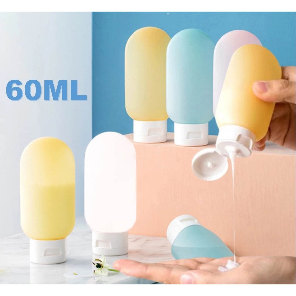 Jual Botol Refill Plastik Fliptop 60ML | Botol Sabun Lotion Mini ...