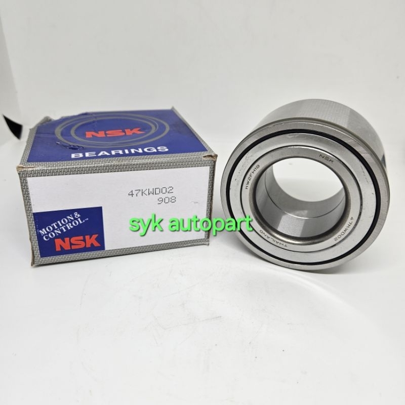 Jual Bearing 47KWD02 NSK BEARING RODA DEPAN FORD RANGER 2.5 NSK NON ABS ...