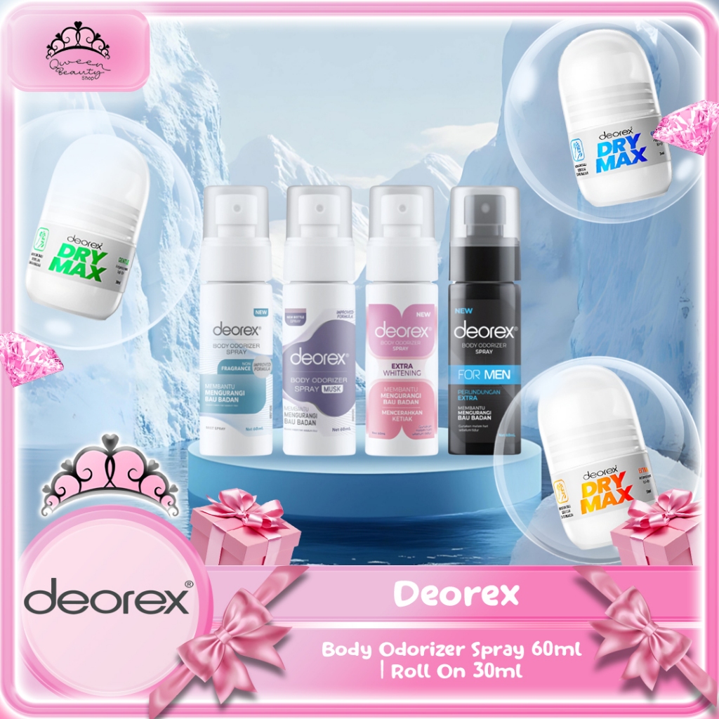 Jual Deorex All Series | Body Odorizer Spray 60ml | Roll On 30ml ...