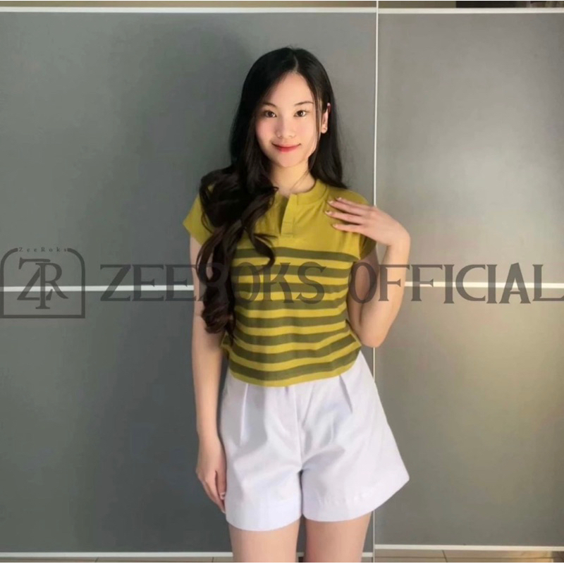 Jual Crop Tee WANGKI SALUR Terbaru gaya korea | Shopee Indonesia