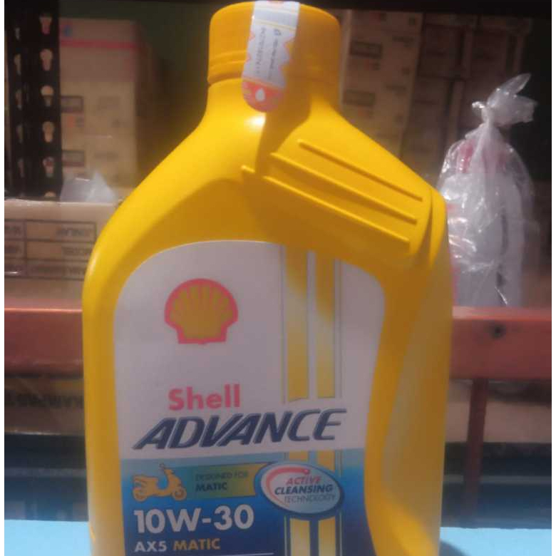 Jual Jual PAKET Pelumas oli Shell ADVANCE 10W-30 AX5 MATIC 800ML | Shopee Indonesia
