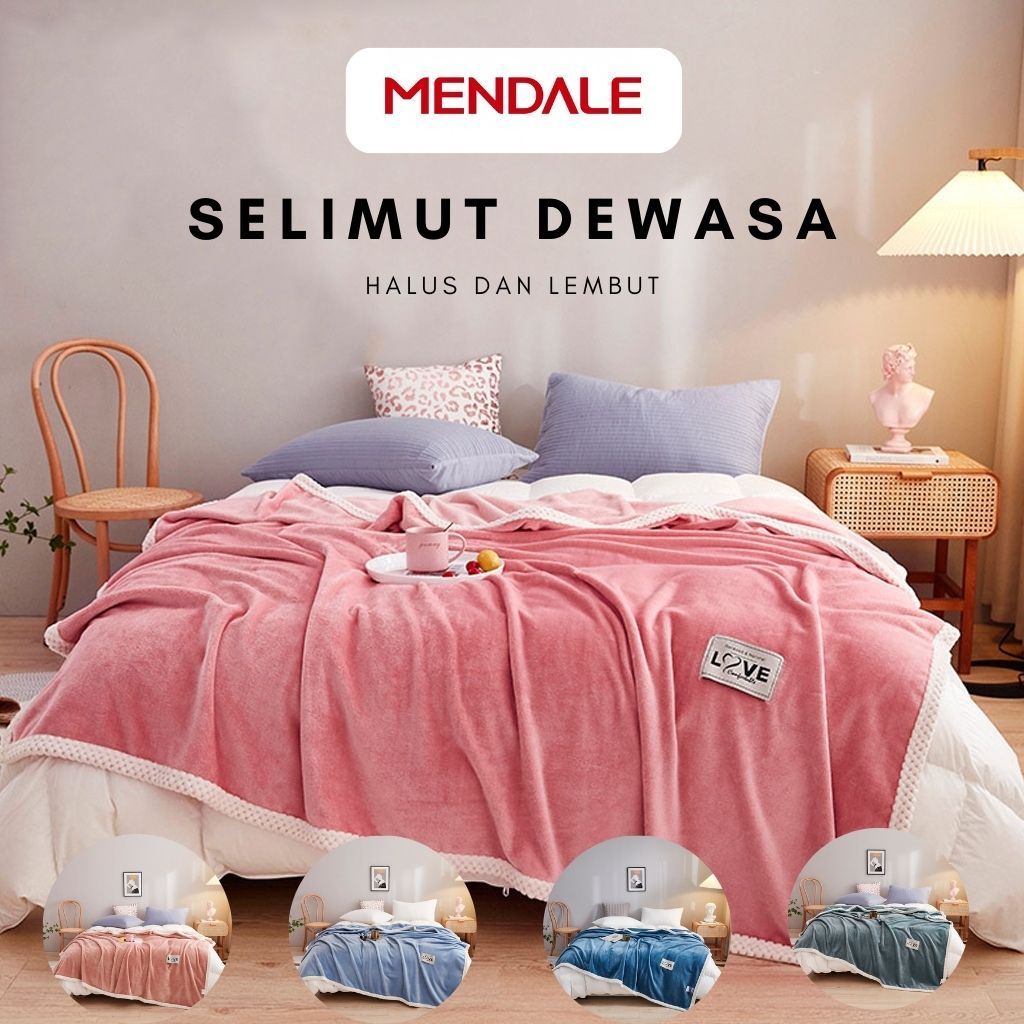 Jual Mendale Selimut Tebal Halus Lembut Kualitas Terbaik Murah Uk ...