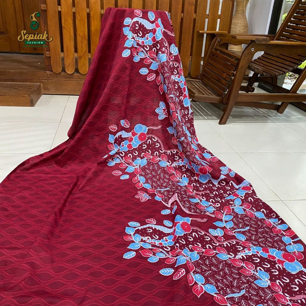 Jual SEPIAK BELITONG KAIN BATIK CETAK BATIK MOTIF KEKINIAN KATUN ...