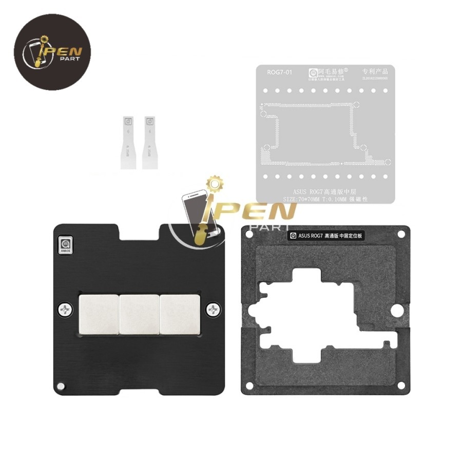 Jual EC99 Cetakan BGA Fullset Rog 7 Asus Amaoe Original Plat Stencil | Shopee Indonesia