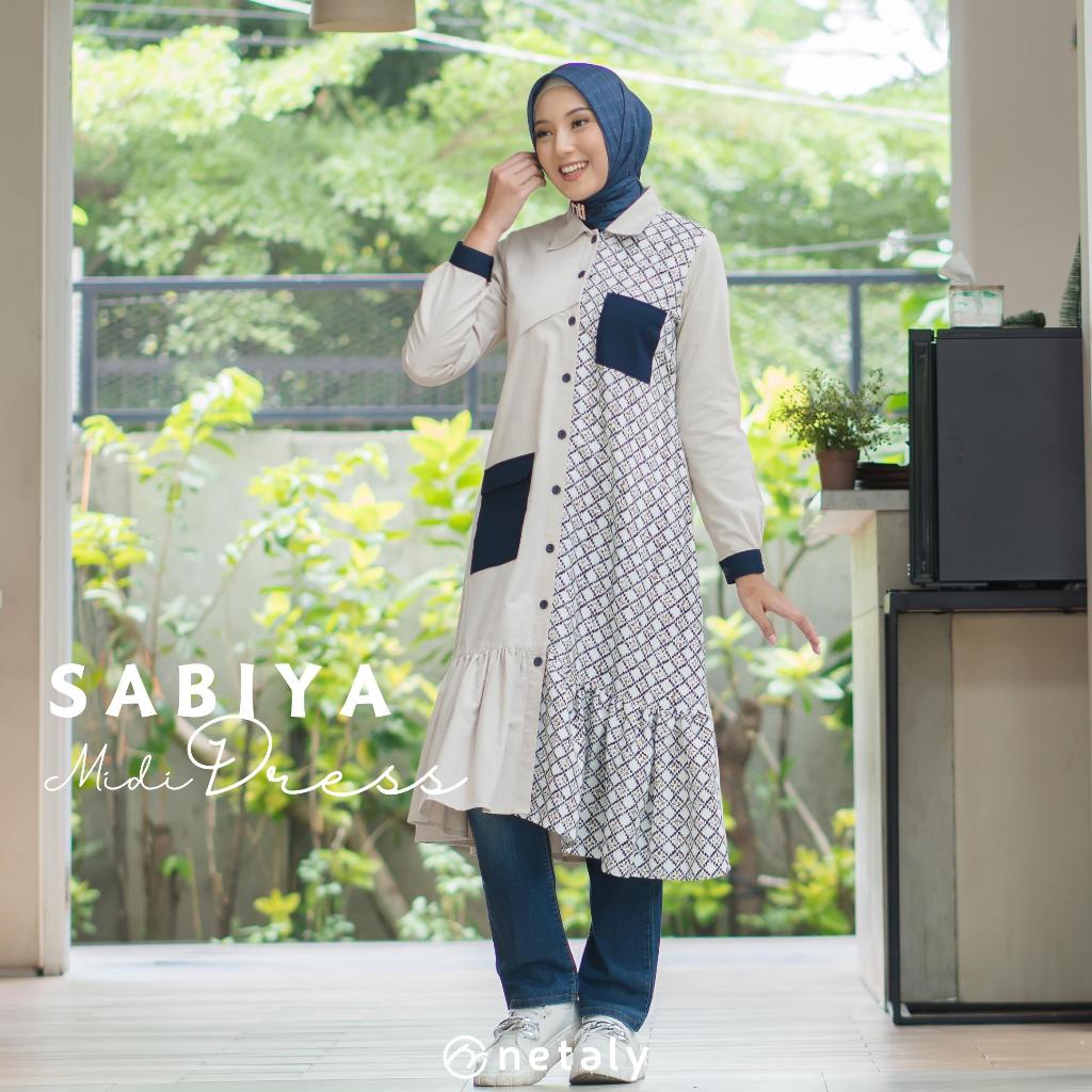 Jual Sabiya Midi Dress by NETALY | Shopee Indonesia