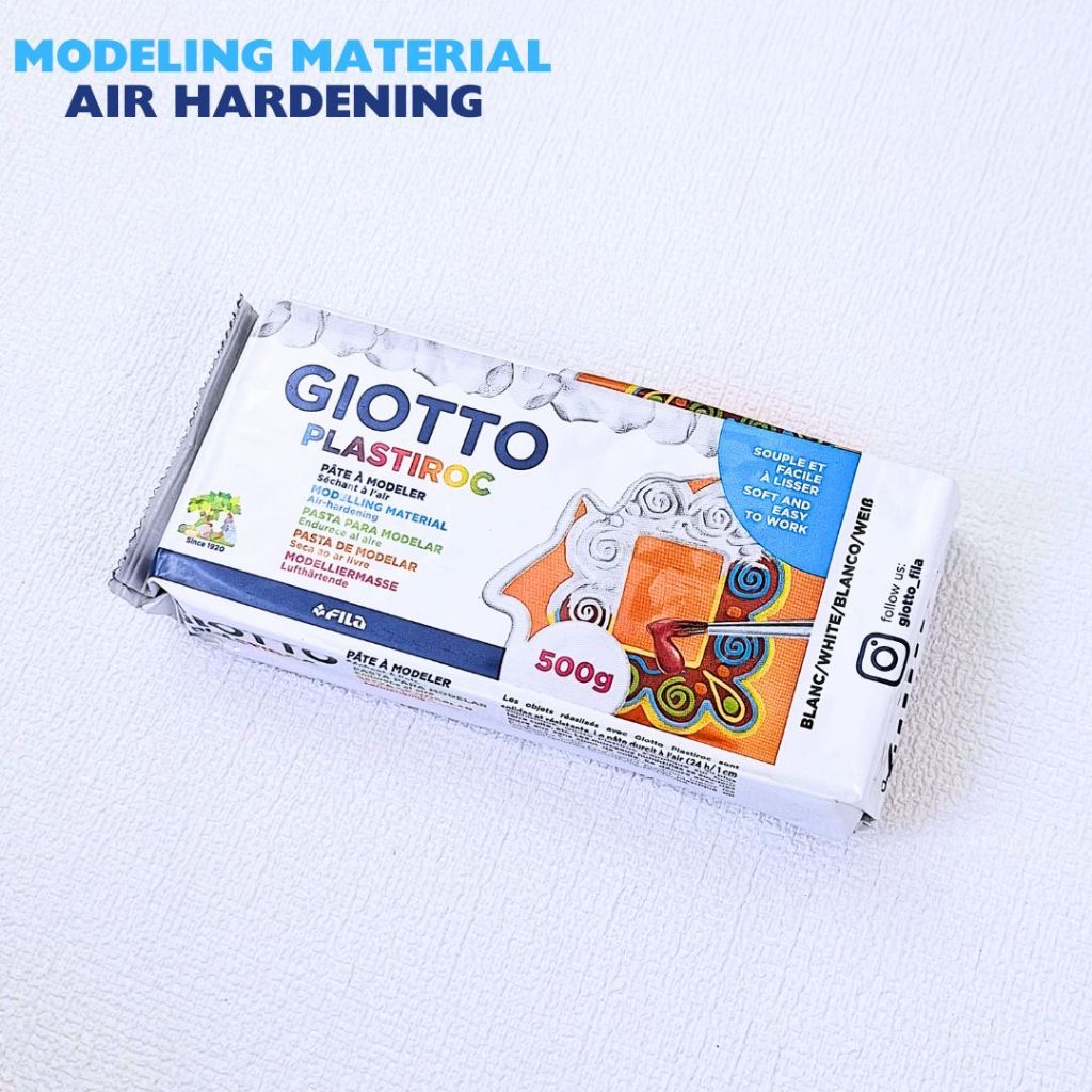 Jual GIOTTO PLASTIROC 500 GRAM SOFT MODELLING MATERIAL CLAY mirip DAS ...