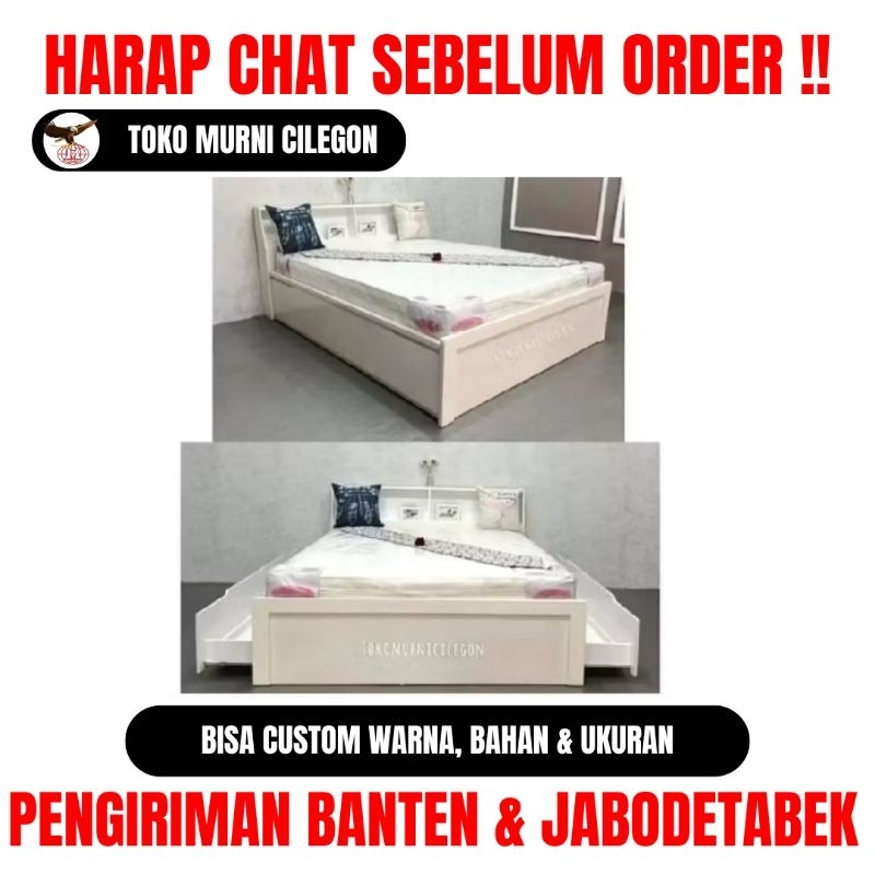 Jual Sandaran Divan Bloktik Laci 160x200 (free ongkir cilegon serang ...