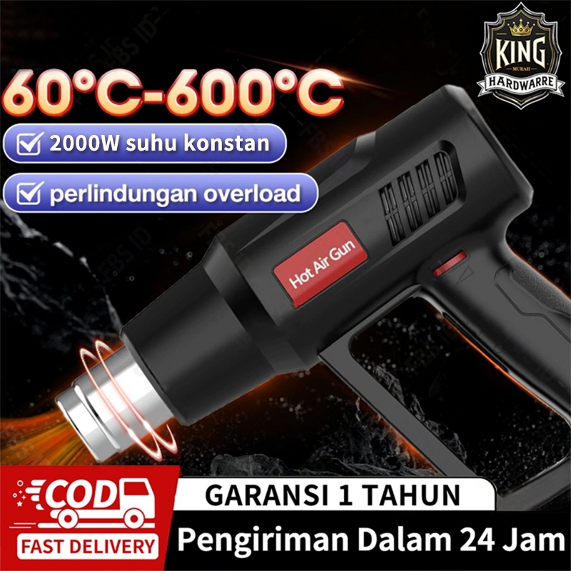 Jual 220V Heat Gun Air Hot Gun Panas Pemanas Segel Sticker Plastik ...
