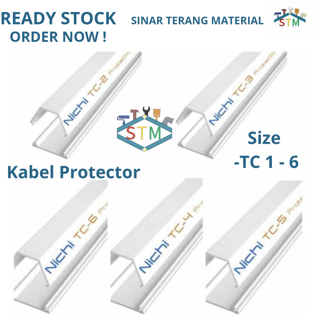 Jual Penutup Kabel Nichi / Protector TC Nichi / Kabel Protector Nichi / Duct TC-1/2/3/4/5/6 Merk ...