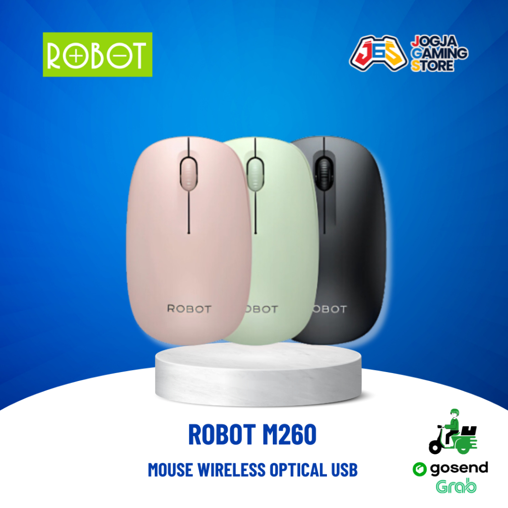 Jual ROBOT Mouse M260 2.4G Wireless Optical USB Mouse | Shopee Indonesia