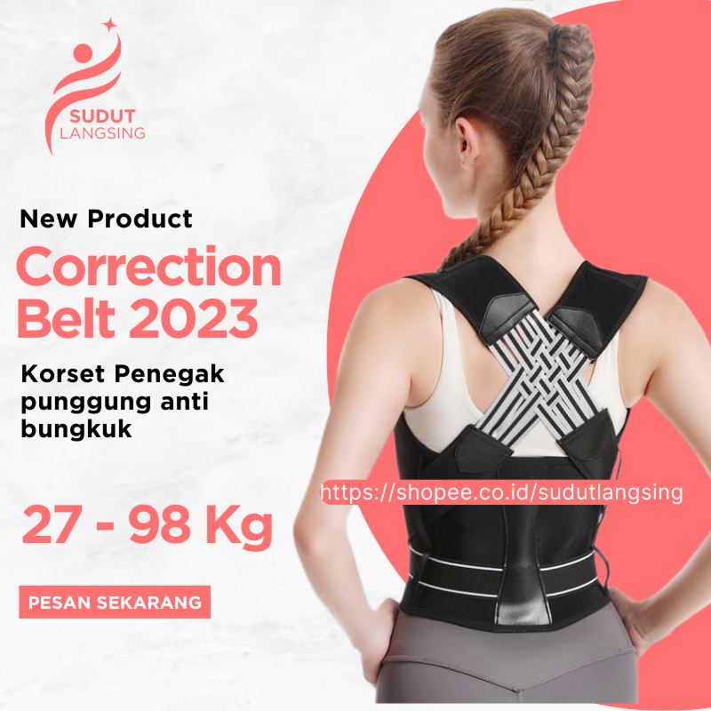 Jual Penyangga Punggung Penegak Terapi Pelurus Pelurus Korset Back ...