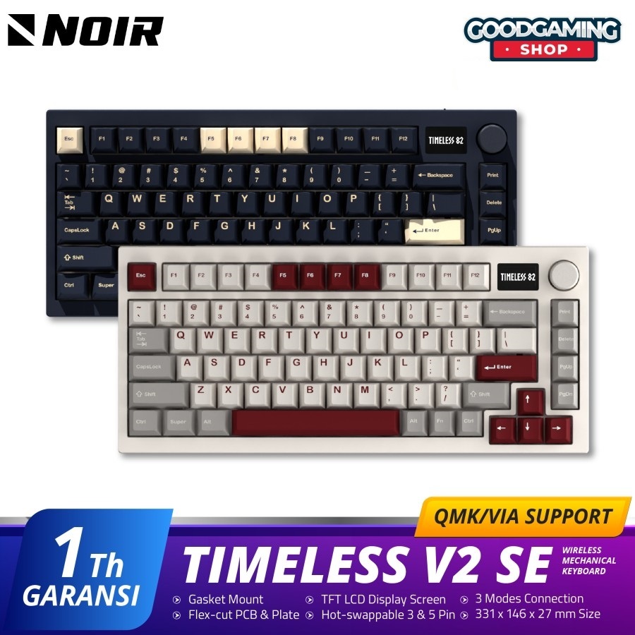 Jual Noir Timeless82 v2 Special Edition Wireless Mechanical Keyboard ...