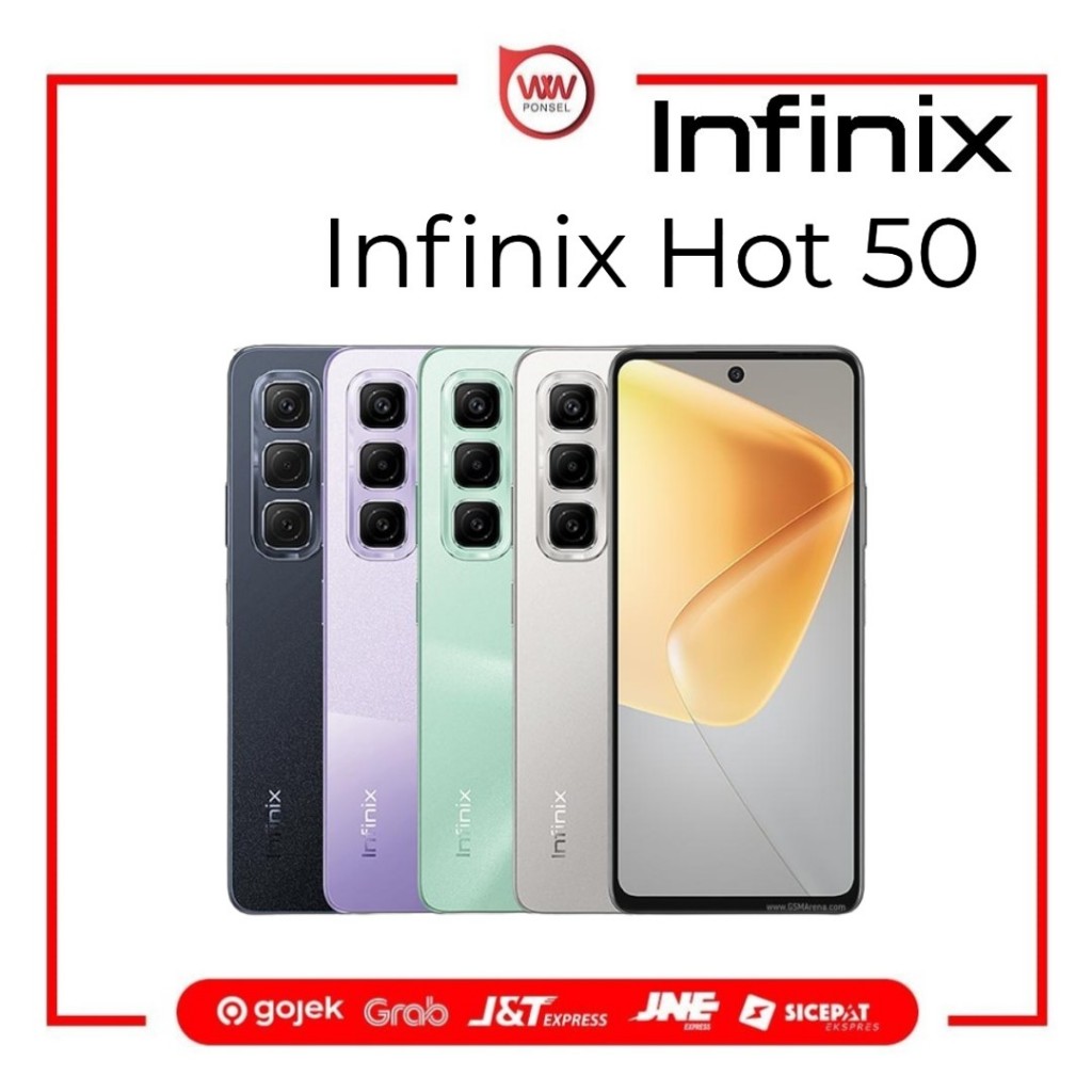 Jual Hp Infinix Hot 50 Ram 6GB Internal 256GB Garansi Resmi | Shopee Indonesia