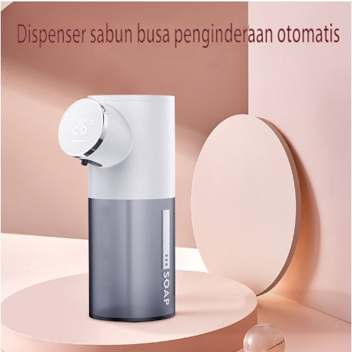 Jual Soap Dispenser Automatic Rechargeable Foam Handwash Temperature ...