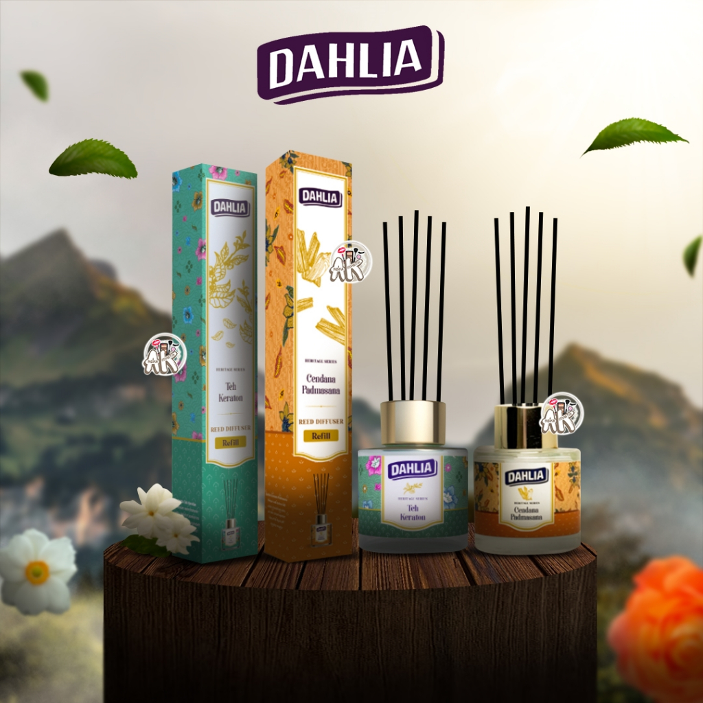 Jual DAHLIA DIFUSER + REFILL PENGHARUM RUANGAN ( CENDANA / TEH KERATON ...