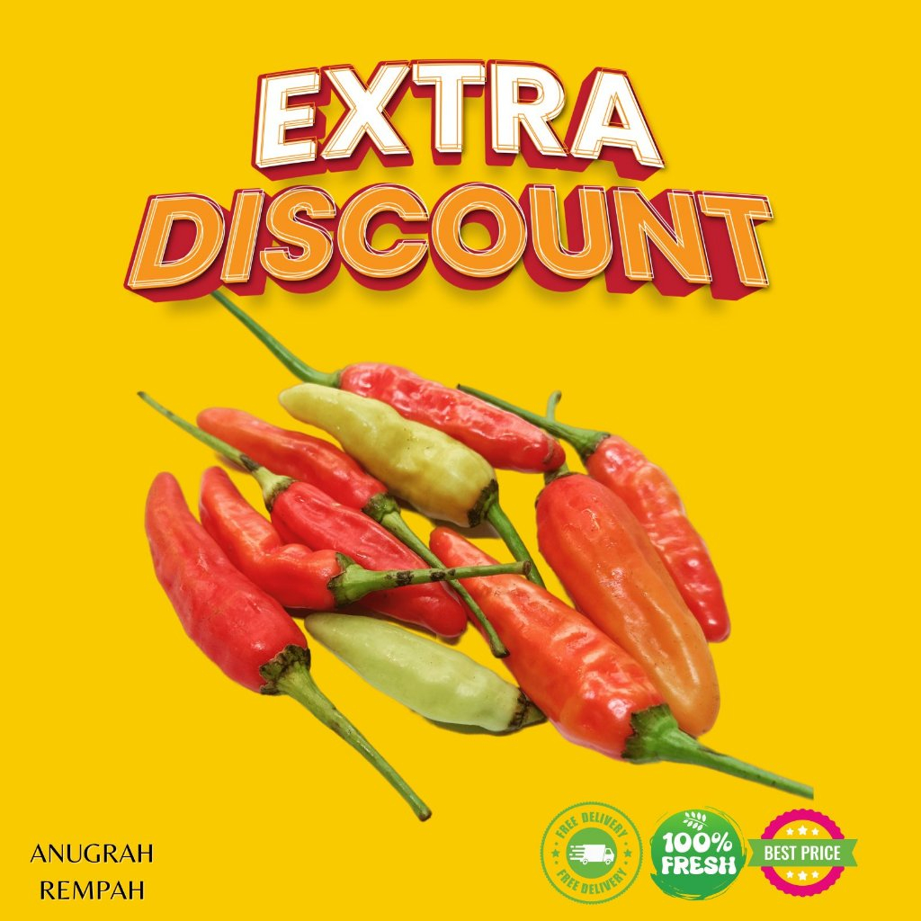 Jual KIRIM INSTAN Cabe Rawit Merah (Jablay) Segar 100 gram Anugrah ...