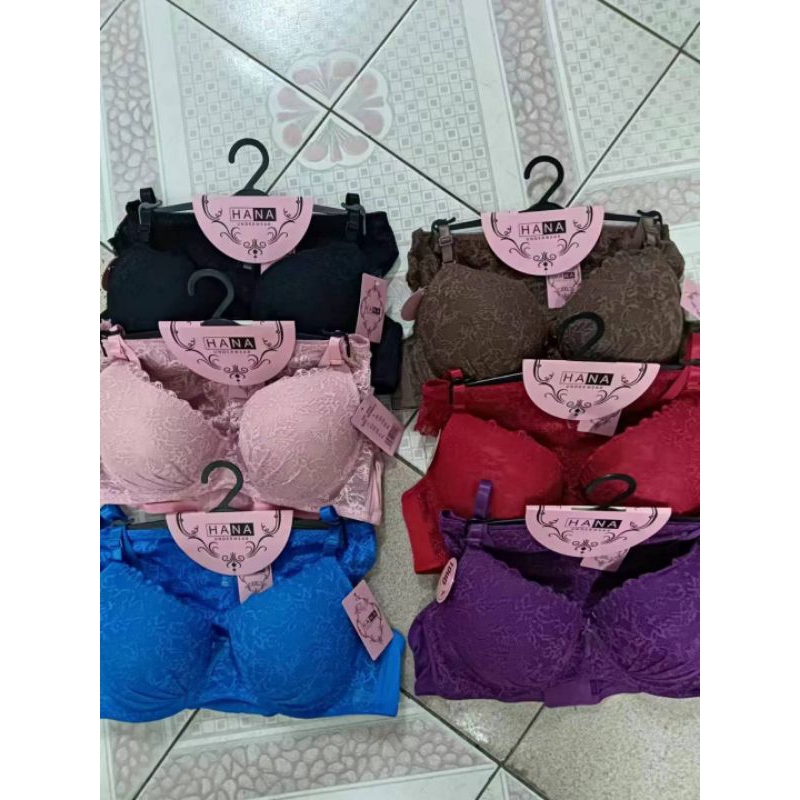 Jual COD - Bra Bh Set Wanita Kawat Jumbo Cup D E - PREMIUM QUALITY Bra Dan Celana Dalam Tali ...