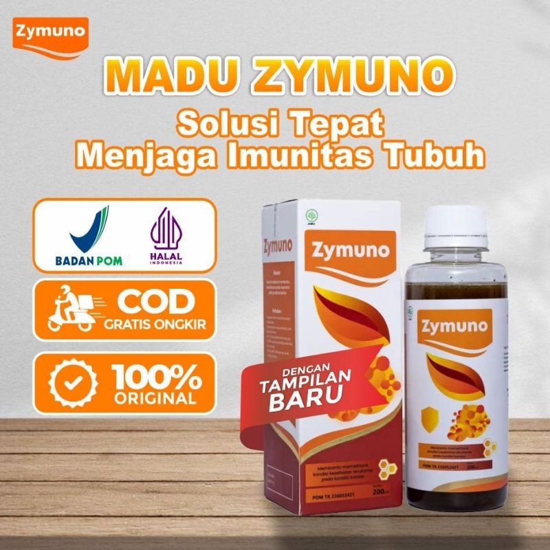 Jual Zymuno - Madu Herbal Kemasan 200ml Madu Atasi Kangker Dan Benjolan ...