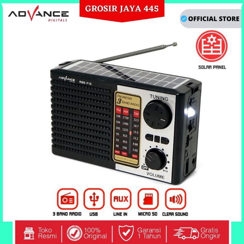 Jual KODE X4B ADVANCE RADIO AMFMSW PORTABLE SPEAKER BLUETOOTH PANEL ...