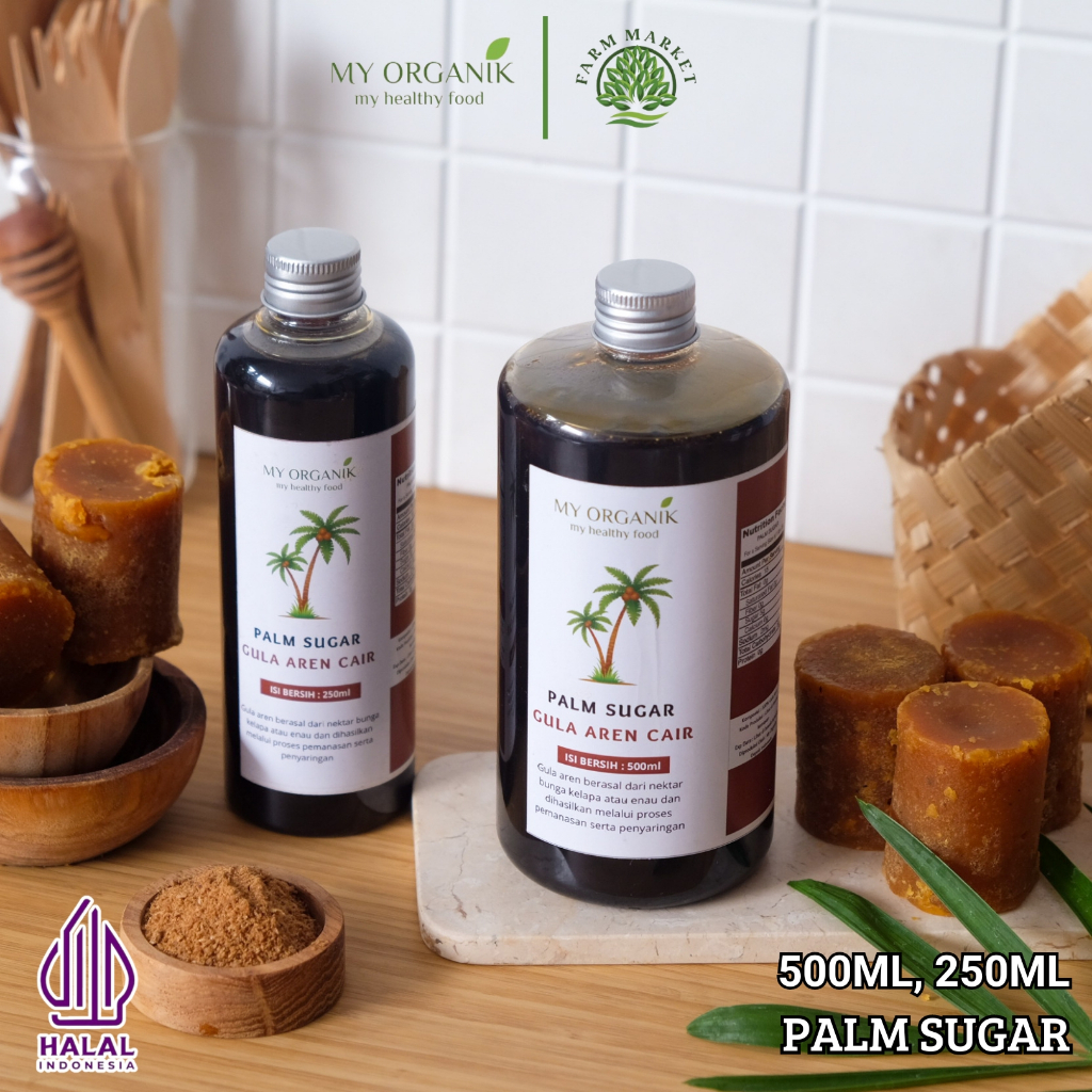 Jual My Organik Syrup Palm Sugar Liquid Pure 100% / Gula Aren Cair ...
