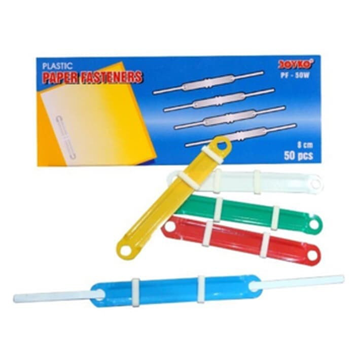 Jual Paper Fasteners / Acco Plastik Joyko (1 pak = 50 pcs ) | Shopee ...