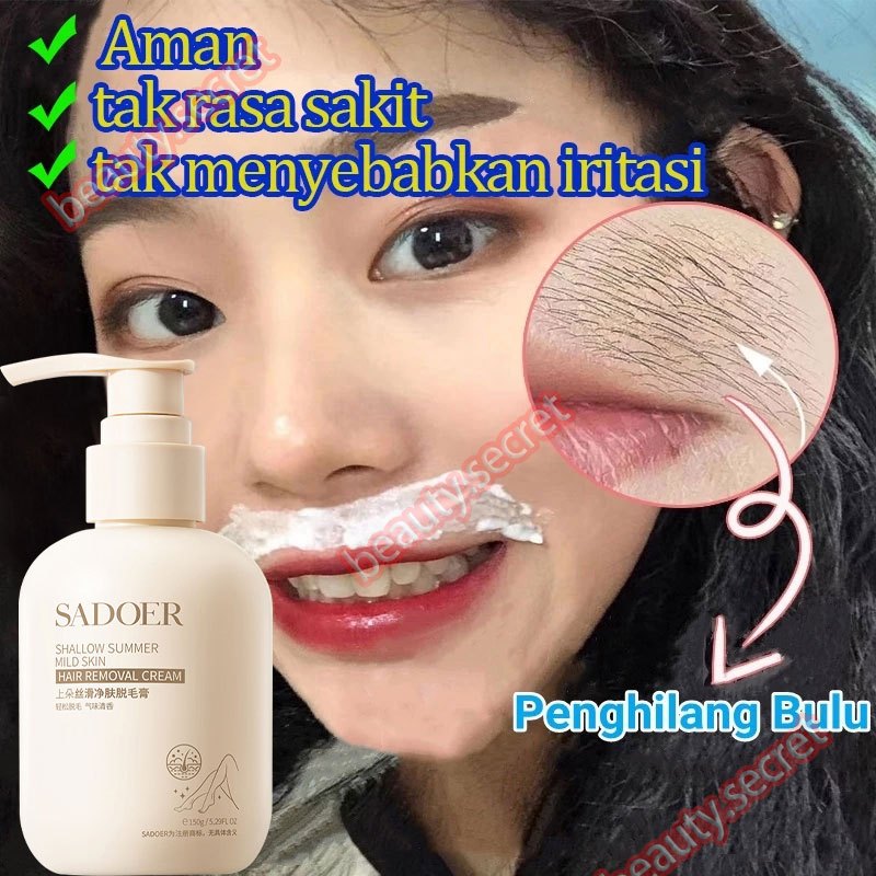 Jual Krim penghilang bulu 150g Miss V aman lembut tanpa rasa sakit dan ...