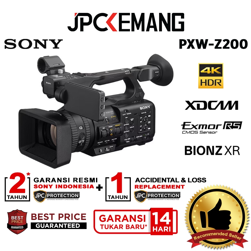 Jual Sony PXW-Z200 4K HDR XDCAM Professional Camcorder Sony PXW Z 200 PXWZ200 Garansi Resmi ...