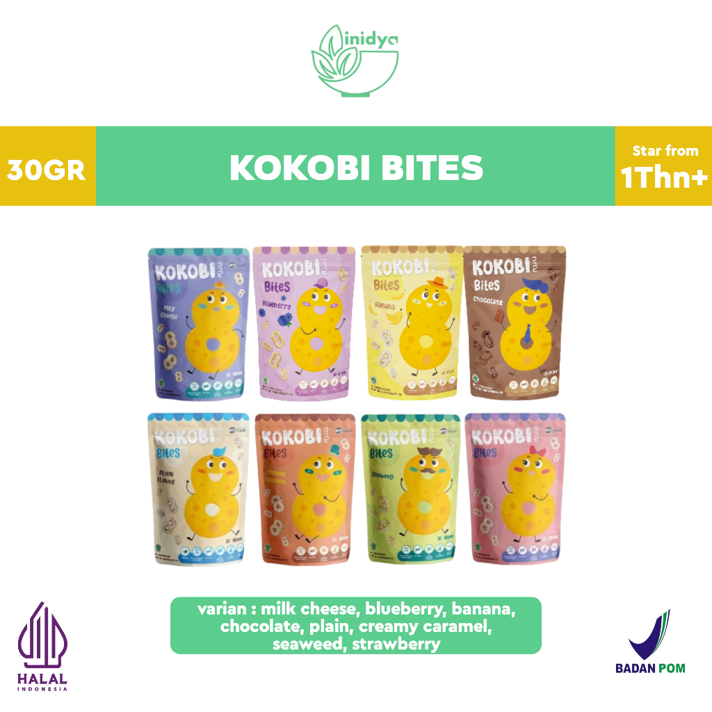 Jual ABE FOOD KOKOBI BITES SNACK 80G | Shopee Indonesia