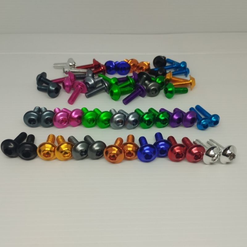 Jual baut 10 baut M6 baut plat nomor baut body | Shopee Indonesia
