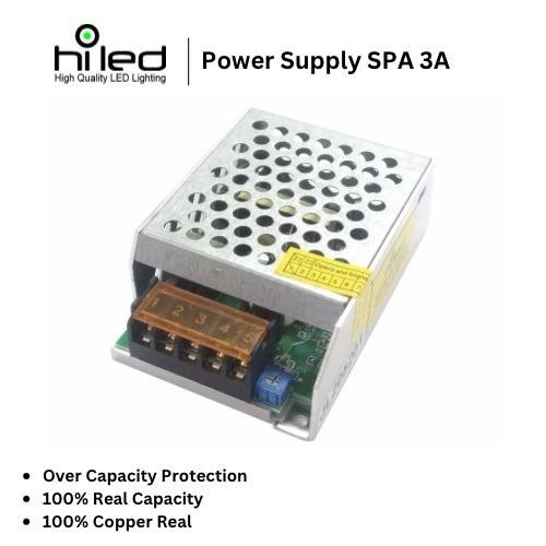 Jual HILED Adaptor Trafo Power Supply 3A SPA 3A Ampere 36W DC 12V ...