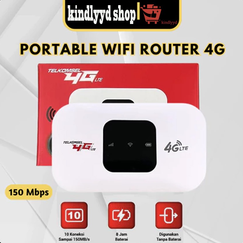 Jual [Kindlyyd]MIFI MODEM WIFI 4G UNLOCK OPERATOR Perdana Telkomsel By ...