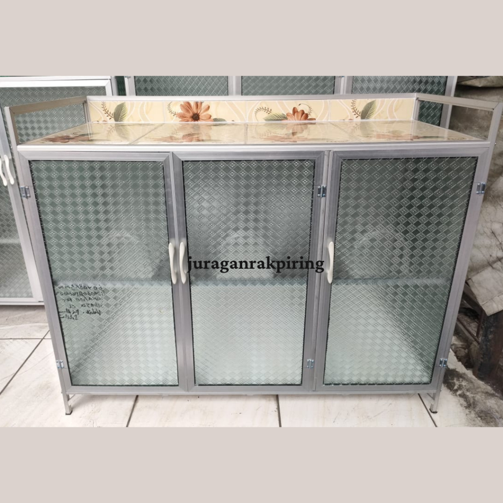 Jual RAK KOMPOR ALUMINIUM 3PINTU MEJA KERAMIK BAWAH KERAMIK | Shopee ...