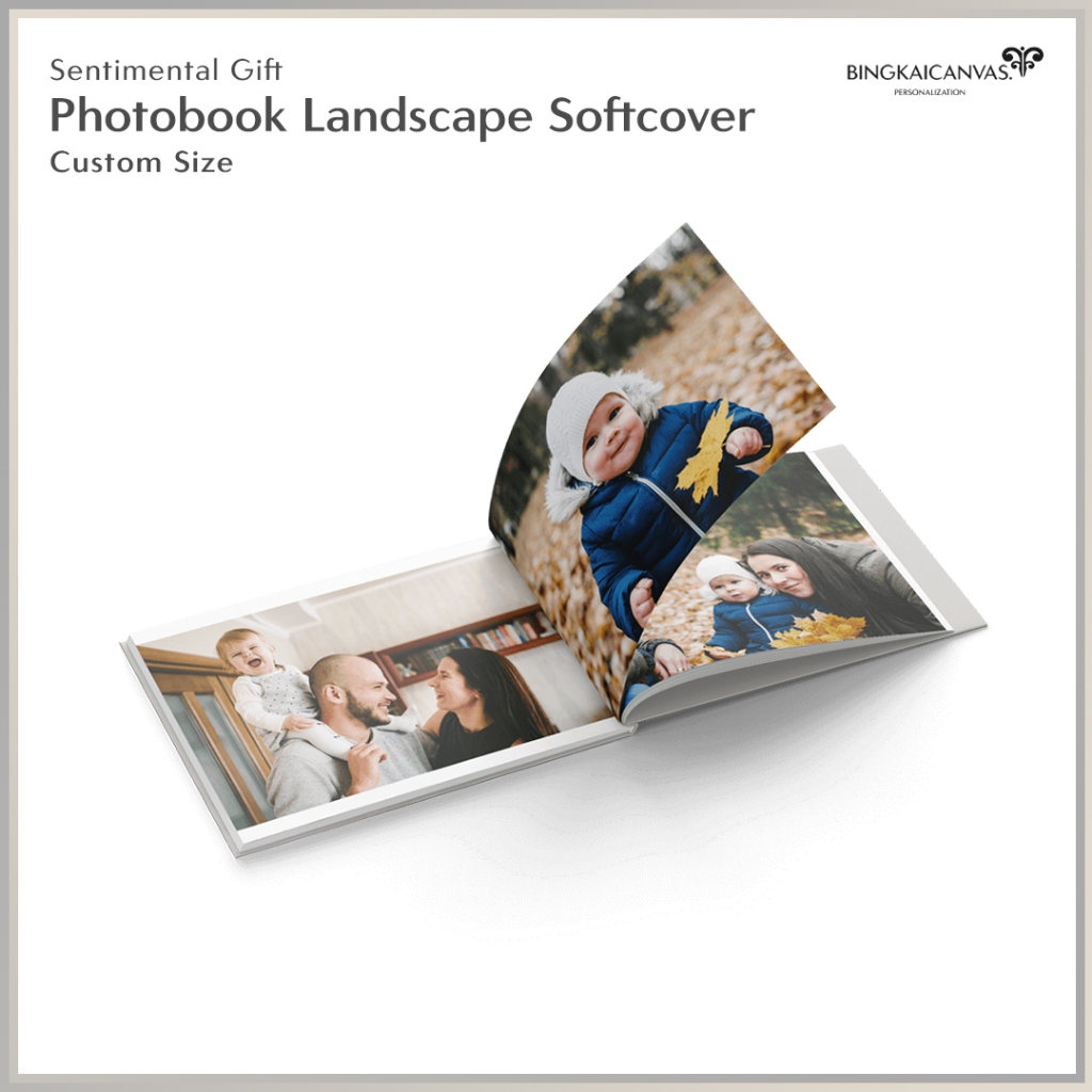 Jual Photobook Album Foto Custom 40 Halaman Softcover Landscape ...