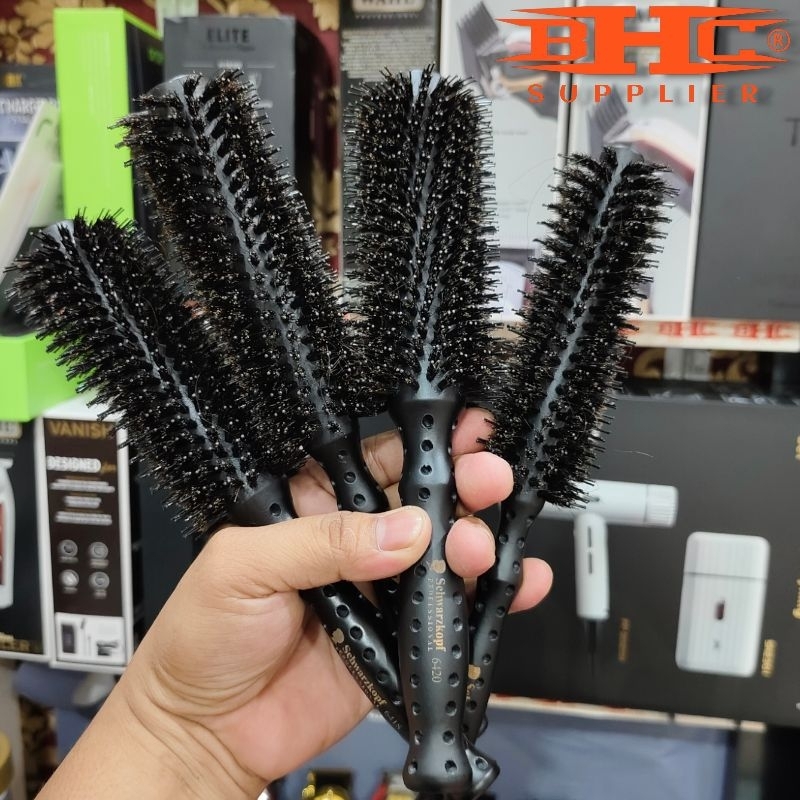 Jual Sisir Blow Schwarzkopf Original Sisir Roll Kayu Premium Sisir ...