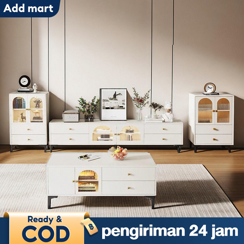 Jual Lemari TV Meja Kopi Lemari Penyimpanan Kombinasi Koleksi Meja TV ...