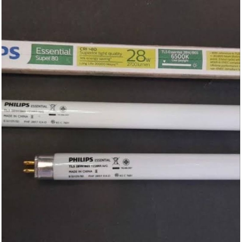 Jual TL5 Essential 28W Super80 1200mm Philips / Refil T5 28W | Shopee ...