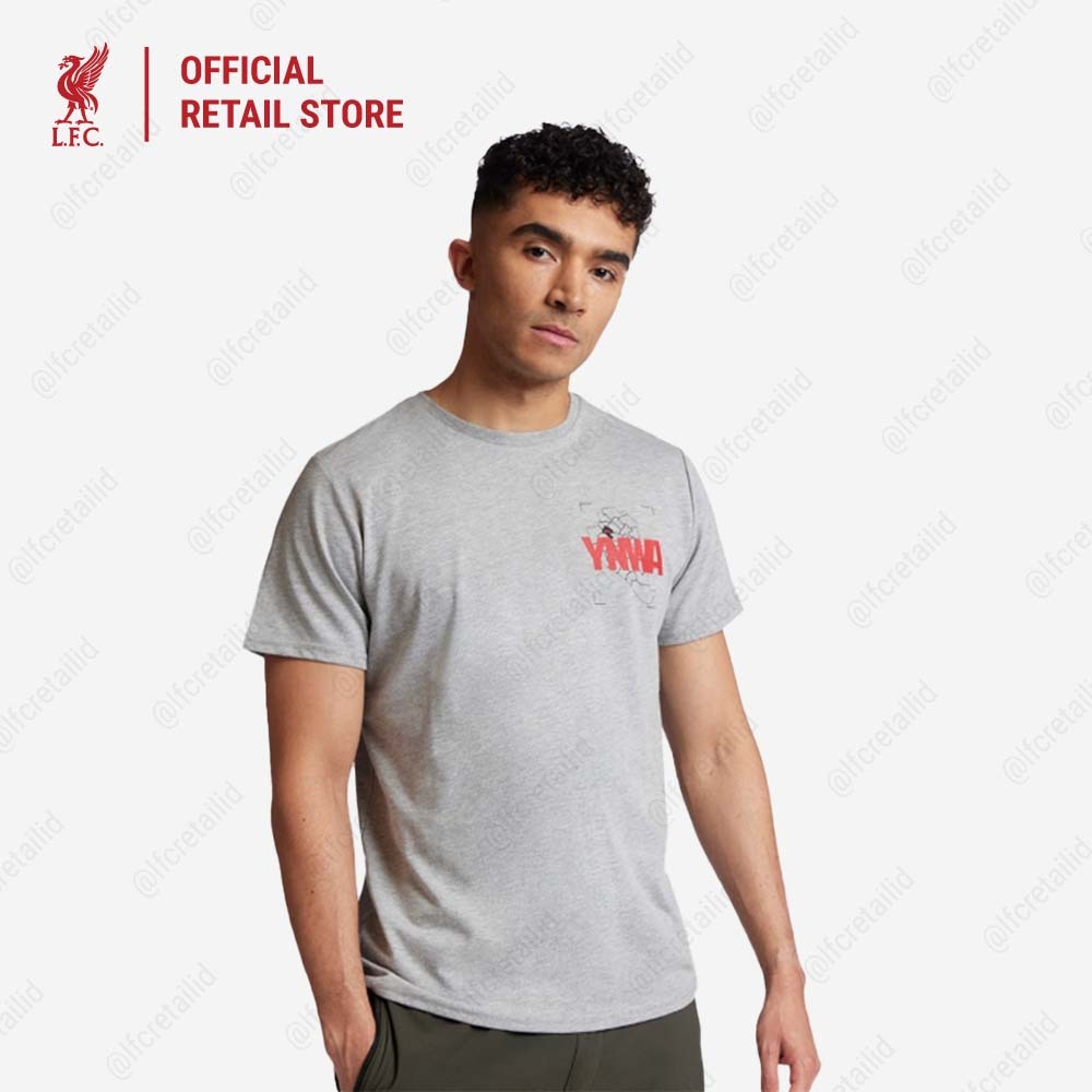 Jual Liverpool FC Lfc Mens Anfield Map Tee Grey Men - Official LFC T ...