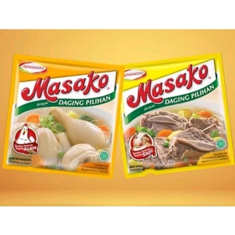 Jual Masako Kaldu Ayam / Sapi Bumbu Masak Instan 1 renceng | Shopee ...