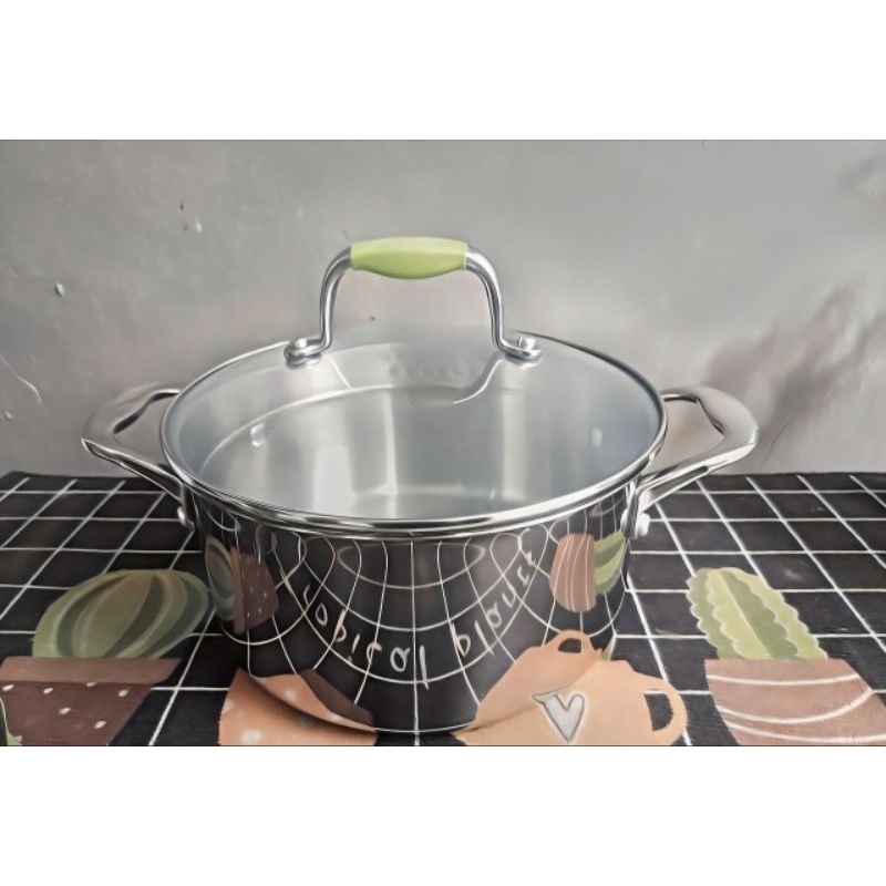 Jual Panci Soup Pot Stainless Steel 20cm Maxim Export Brand Lenotre ...