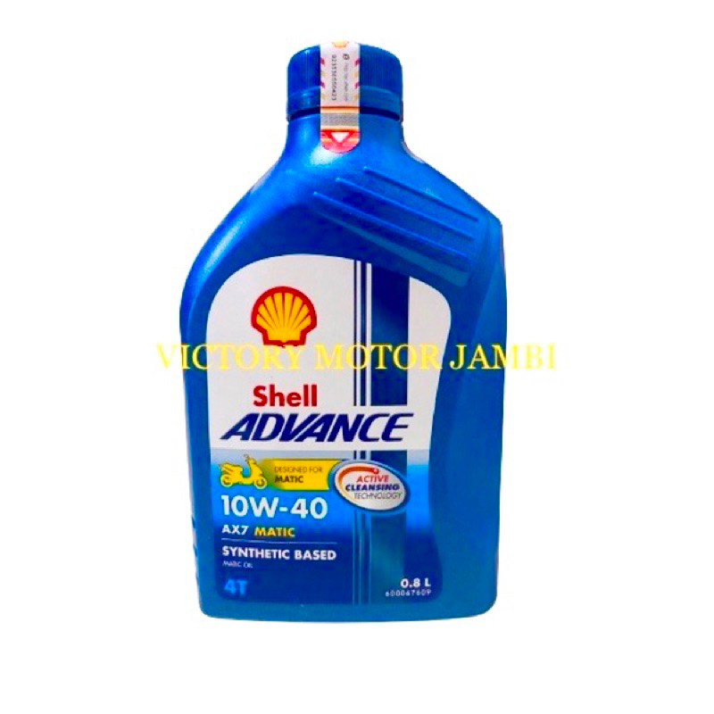 Jual OLI MESIN SHELL ADVANCE AX7 MATIC 10W-40 0,8L SHELL OIL | Shopee ...